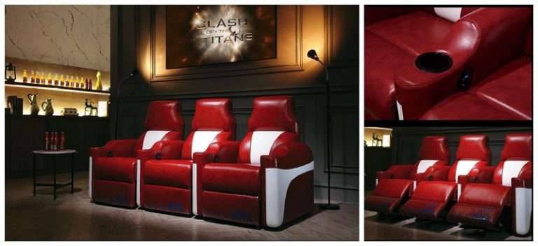 Modern Media Room Furniture Chairs With Recliner LS-829
