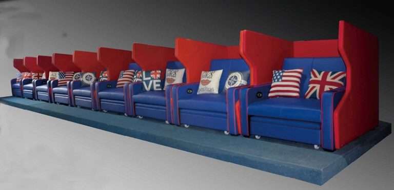 Reclining Loveseat sofa bed | Movie Theater Bed - Linsen Seating