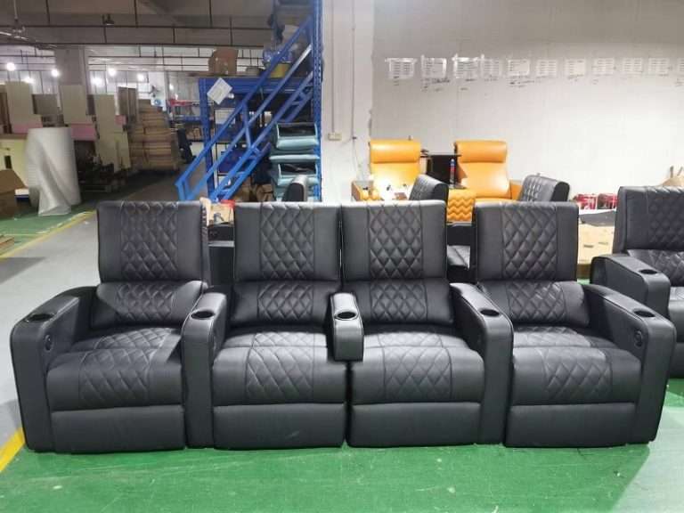 5 Seat Curved Theater Seating LS-805R - Linsen Seating Theater Recliner