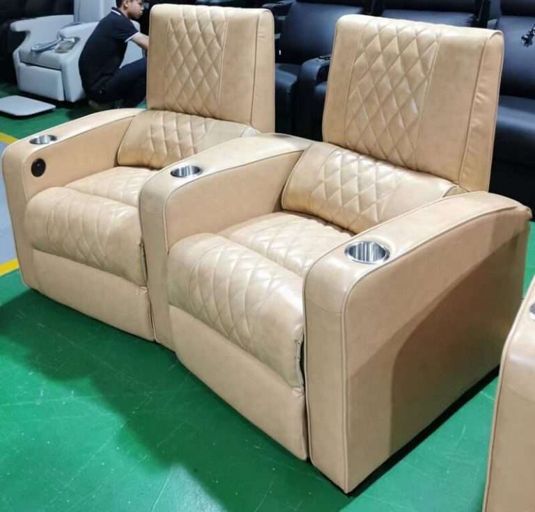 5 Seat Curved Theater Seating LS-805R - Linsen Seating Theater Recliner