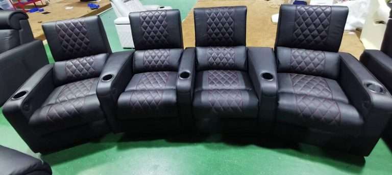 5 Seat Curved Theater Seating LS-805R - Linsen Seating Theater Recliner