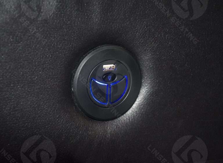 4 Seat Theater Recliner With LED Lighting LS-697B | Linsen Seating